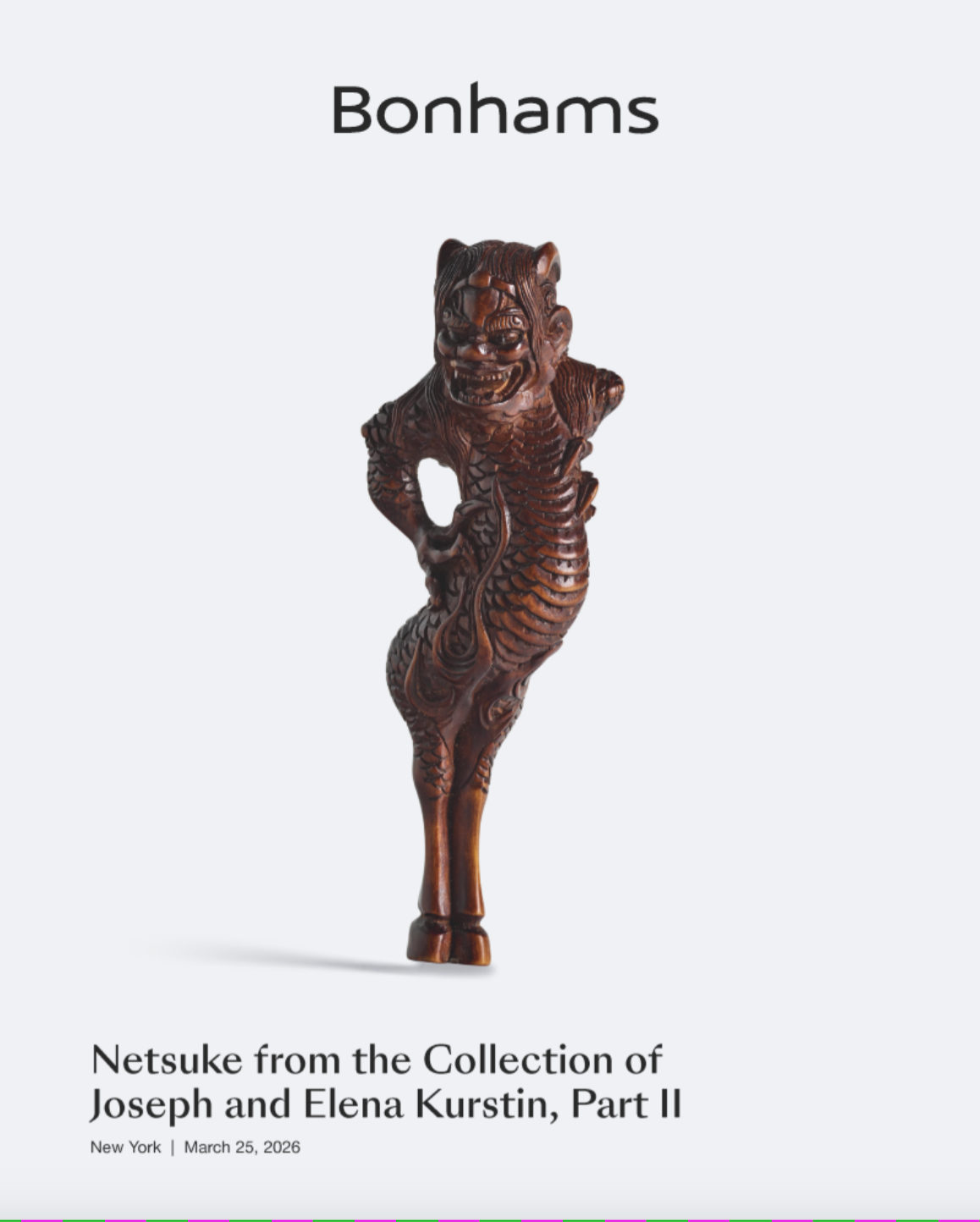 Netsuke from the Collection of Joseph and Elena Kurstin, Part II ...